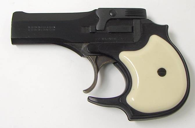 High Standard Derringer .22 Magnum caliber. Double action derringer in ...