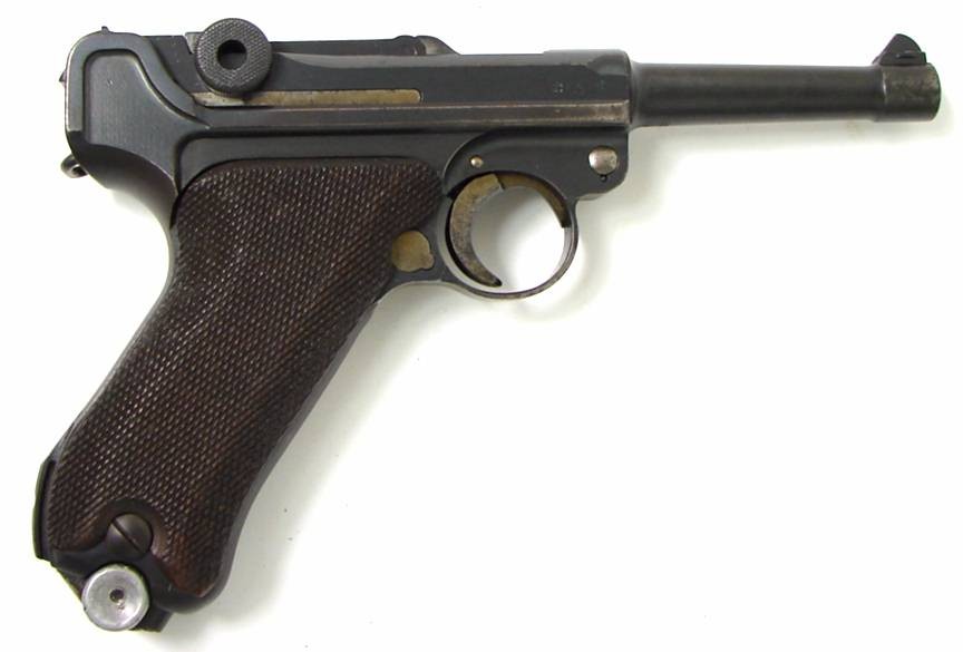 Mauser p.08 9mm Luger caliber S/42 code pistol. 1937 dated with straw ...
