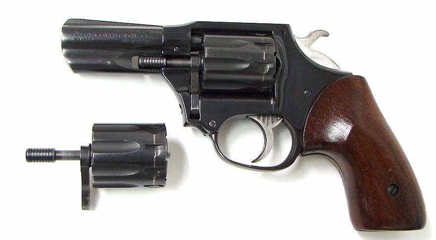 High Standard Sentinel MK IV .22 WMR caliber revolver. Snub nose 9-shot ...