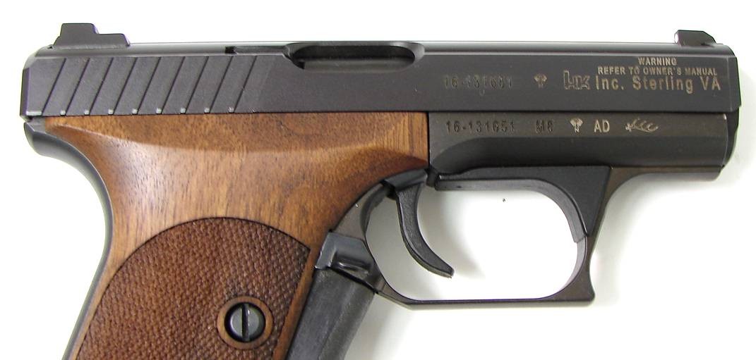 Heckler & Koch P7M8 9mm Para caliber pistol. Discontinued squeeze ...