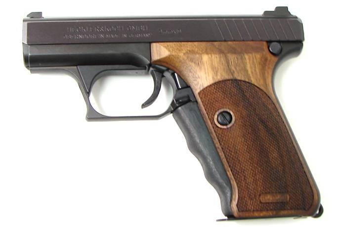Heckler & Koch P7M8 9mm Para caliber pistol. Discontinued squeeze ...