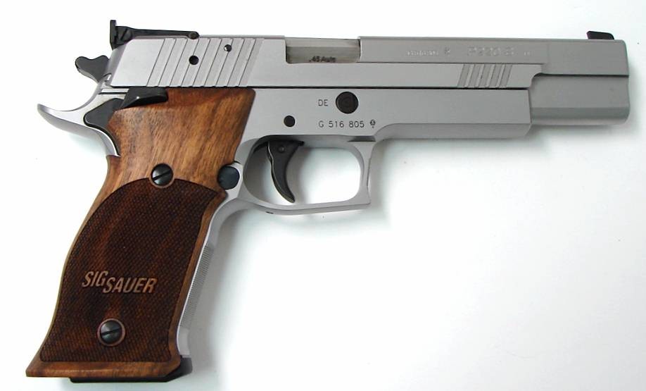 Sig Sauer P220 S .45 ACP caliber pistol. New X-6 competition model by ...