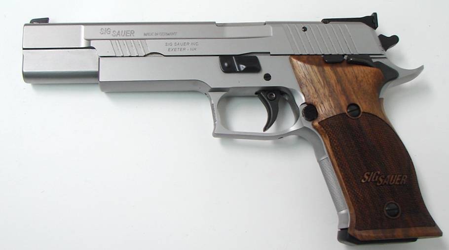 Sig Sauer P220 S .45 ACP caliber pistol. New X-6 competition model by ...