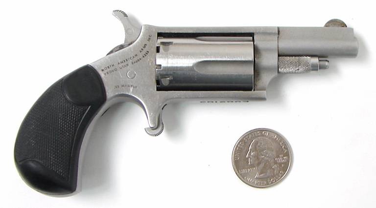 North American Arms Mini Revolver .22 WMR caliber revolver. Magnum Mini ...