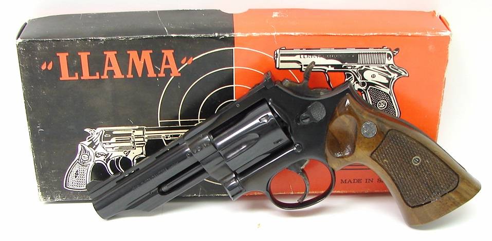 Llama Comanche .357 magnum caliber revolver. 4 blue double action ...