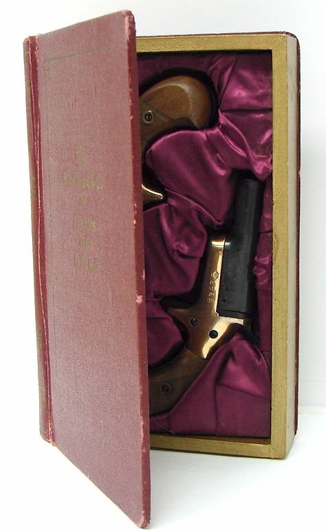 German 1873 .22LR caliber unusual pair of Hawes German made derringers ...