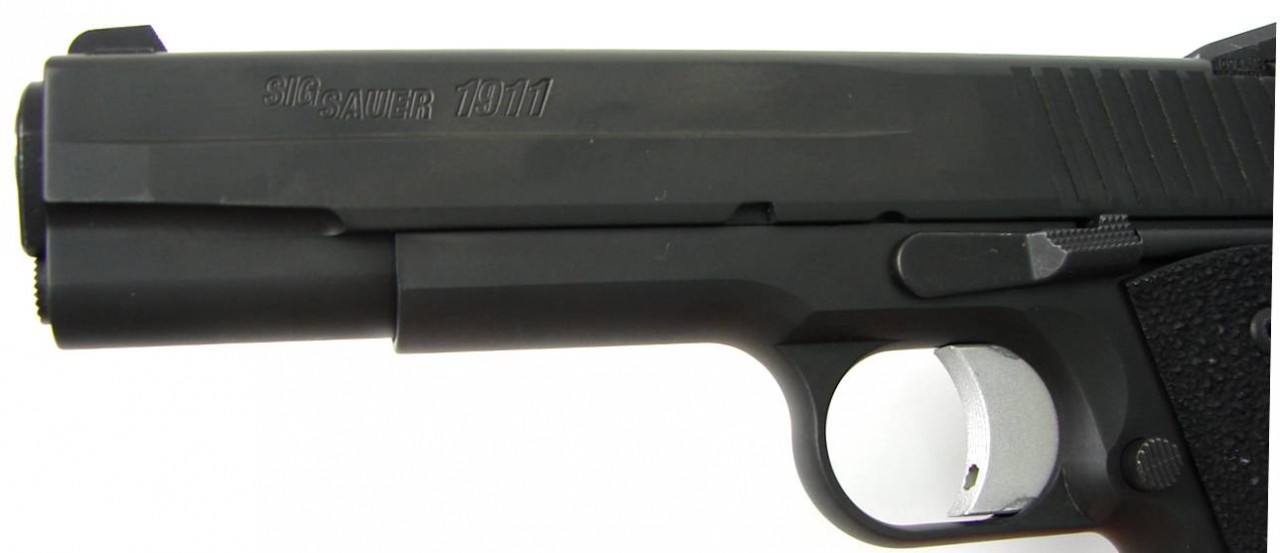 Sig Sauer 1911 .45 ACP caliber pistol. XO model with Novak sights and ...