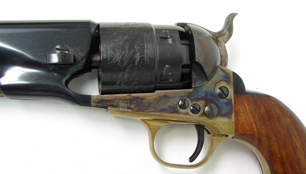 Uberti 1860 Army replica. Late 1970 s production Uberti sent to Iver ...