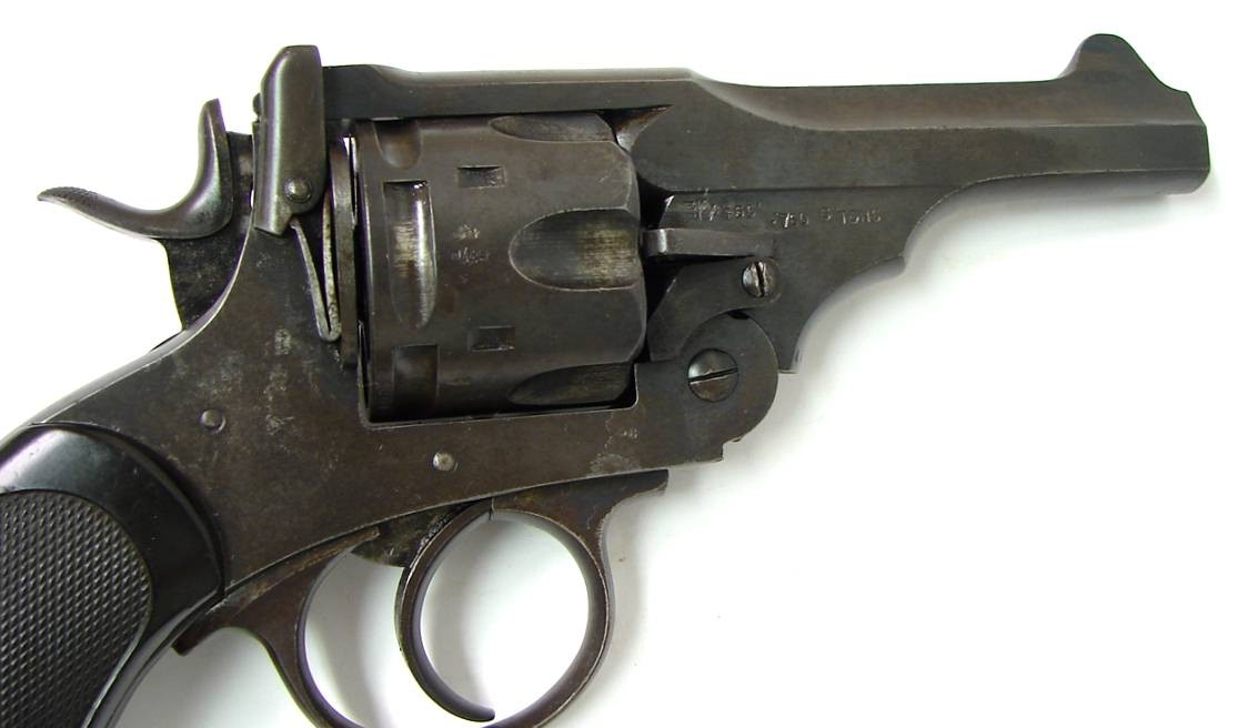 Webley & Scott Mark V .455 Webley caliber revolver 1914 production ...