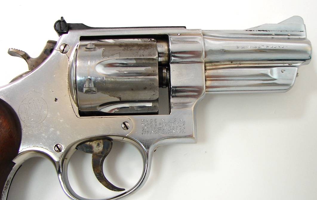 Smith & Wesson 357 Magnun .357 Magnum caliber revolver. pre-model 27 5 ...