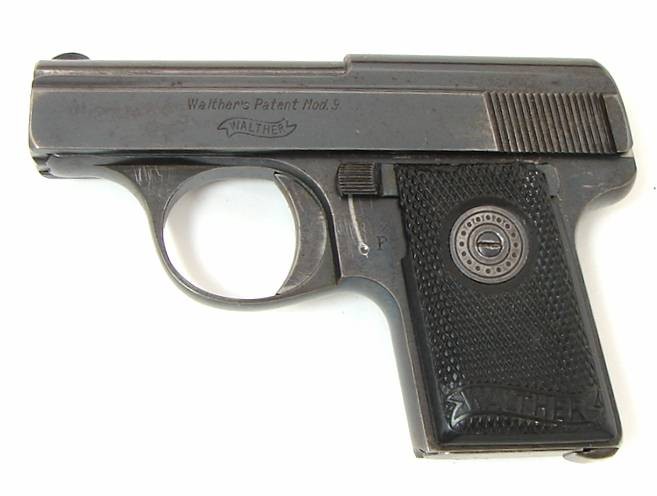 Walther 9 .25 Auto caliber pistol. Very good plus model 9. One of the ...
