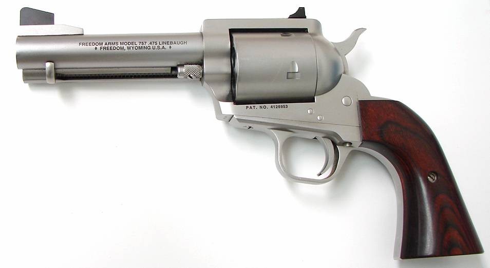 Freedom Arms 757 Field Grade .475 Linebaugh caliber revolver with 4 3/4 ...