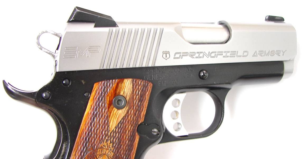 Springfield EMP 9mm Para caliber pistol. 3 subcompact with small grip ...