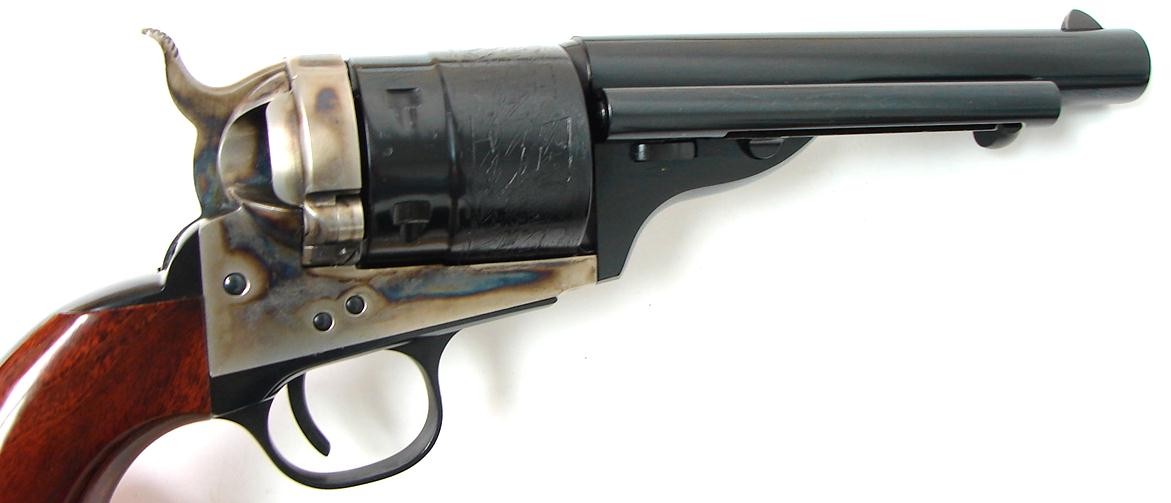 Uberti Richards-Mason .45 LC caliber revolver with 5 1/2 barrel. Open ...