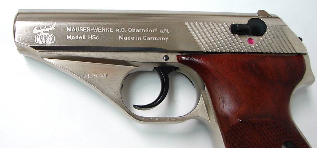 Mauser HSC .380 ACP caliber pistol. 1970 s vintage German made gun with ...