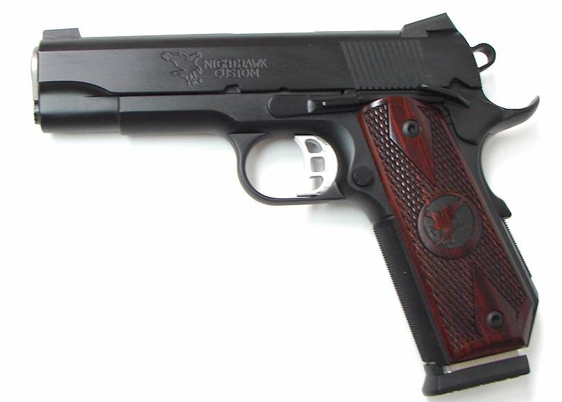Nighthawk Custom Talon II .45 ACP caliber pistol. 4 1/4" all steel ...