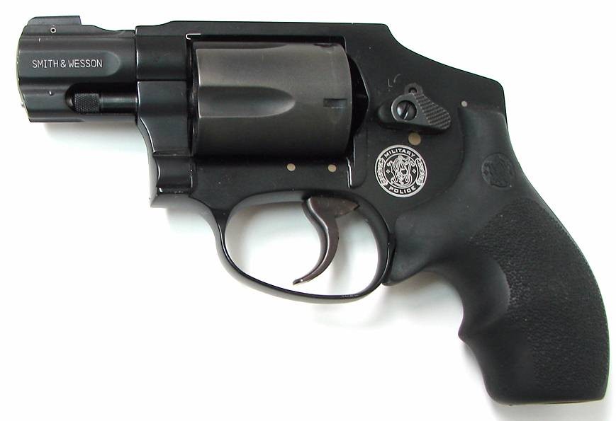 Smith & Wesson M&P 340 .357 Magnum caliber revolver. Lightweight ...