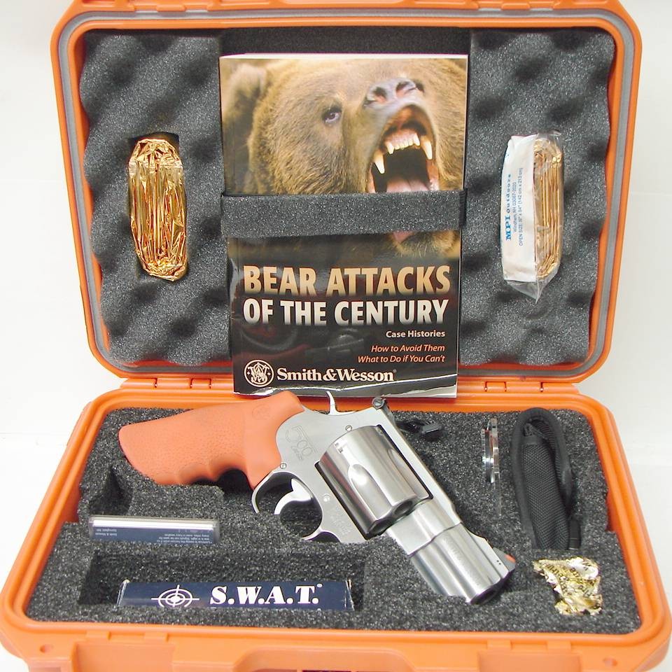 Smith & Wesson 500 .500 S&W Magnum caliber revolver. Model 500 in .500 ...