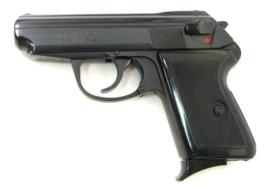 Polish P-64 9mm Makarov caliber pistol. Cold war era Polish police ...