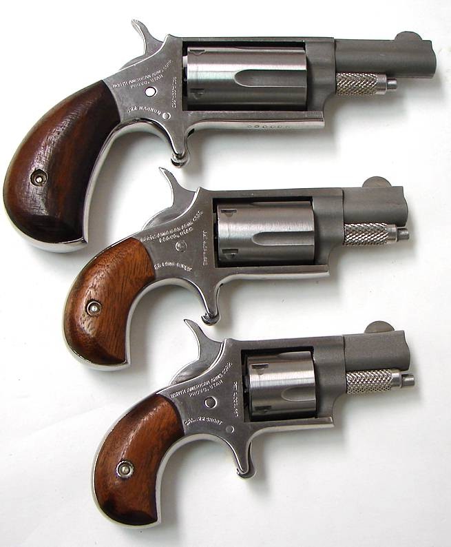 North American Arms Mini Revolvers. Matched set of 3 Mini Revolvers ...