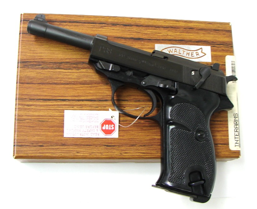 Walther P.38 9 MM caliber pistol. 100 Year 1886-1986 Anniversary Model ...