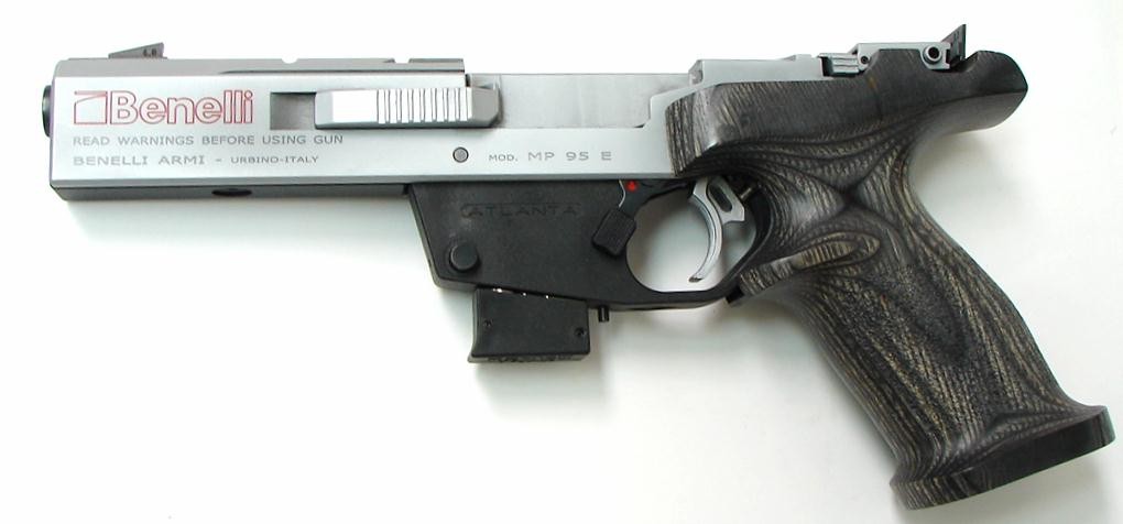 Benelli MP 95 E .22 LR caliber pistol. Italian made .22 target pistol ...