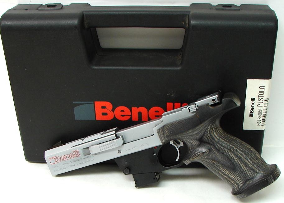 Benelli MP 95 E .22 LR caliber pistol. Italian made .22 target pistol ...