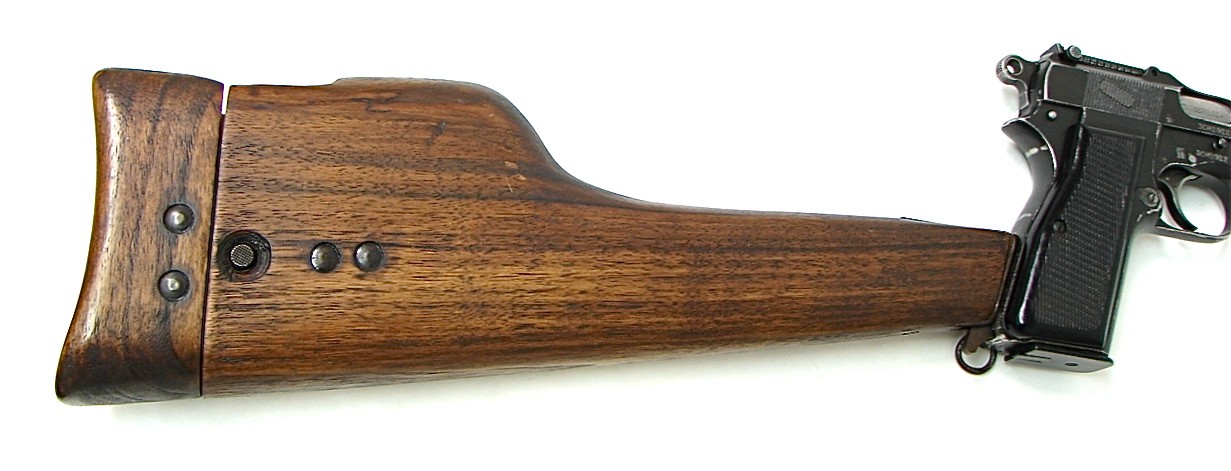 Inglis Hi Power MK I 9 MM PARA pistol. Made in Canada in the 1940s on ...