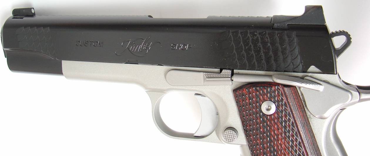 Kimber Super Carry Custom .45 ACP caliber pistol. 5" full size model ...
