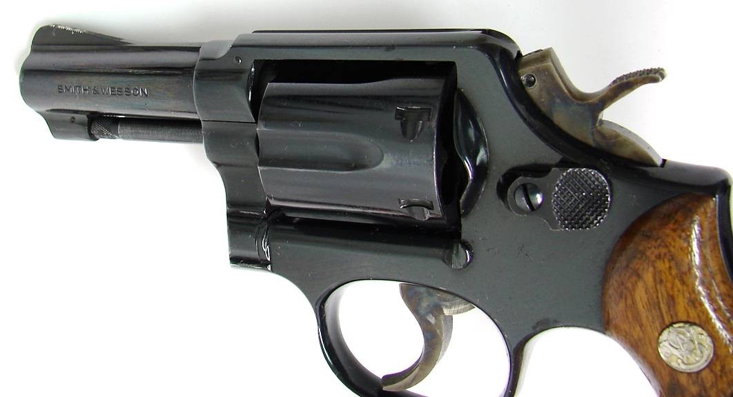 Smith & Wesson 10-7 .38 Special caliber revolver. Scarce 3" model with ...