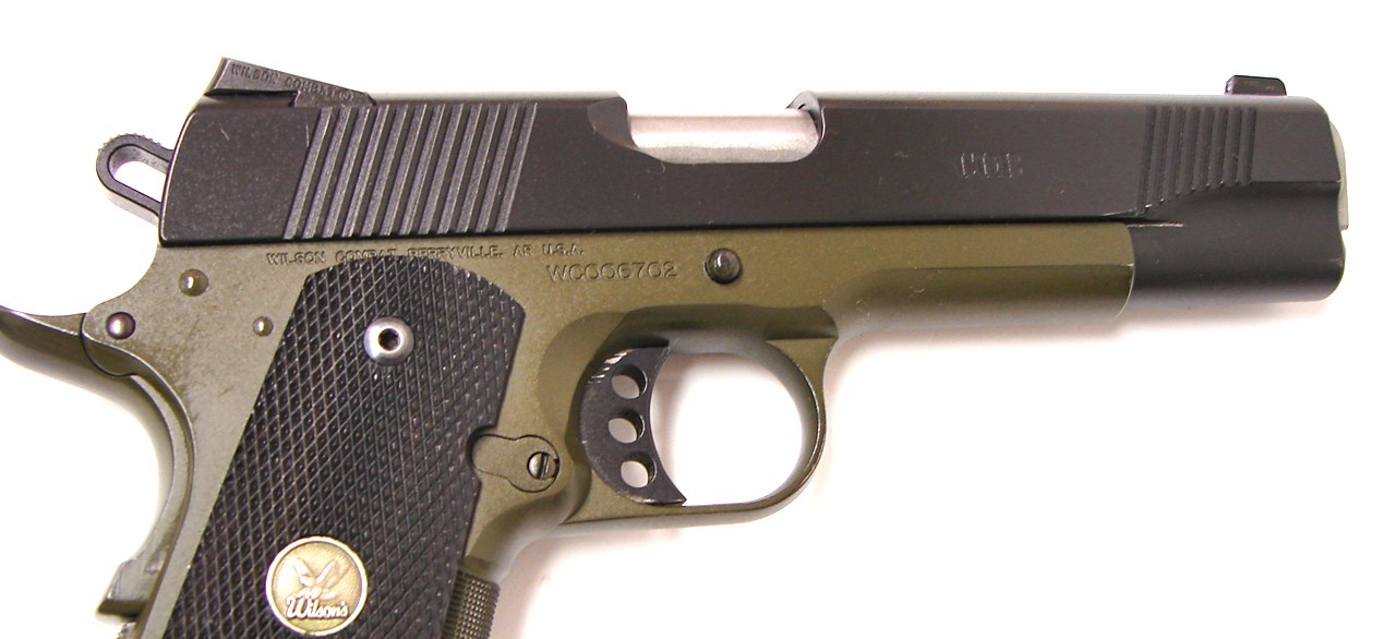 Wilson Combat CQB .45 ACP caliber pistol. 5" full size model with O.D ...