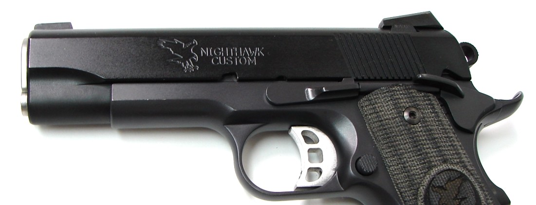 Nighthawk Custom Talon II .45 ACP caliber pistol. 4 1/4" commander size ...