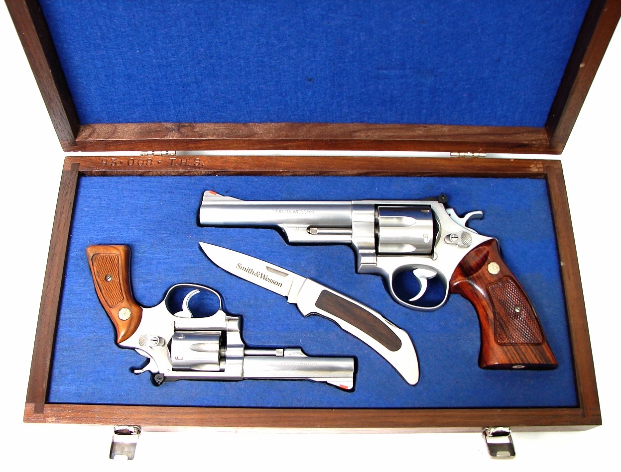 Smith & Wesson 63 & 629-1, .22 LR .44 Mag caliber revolvers. Two gun ...