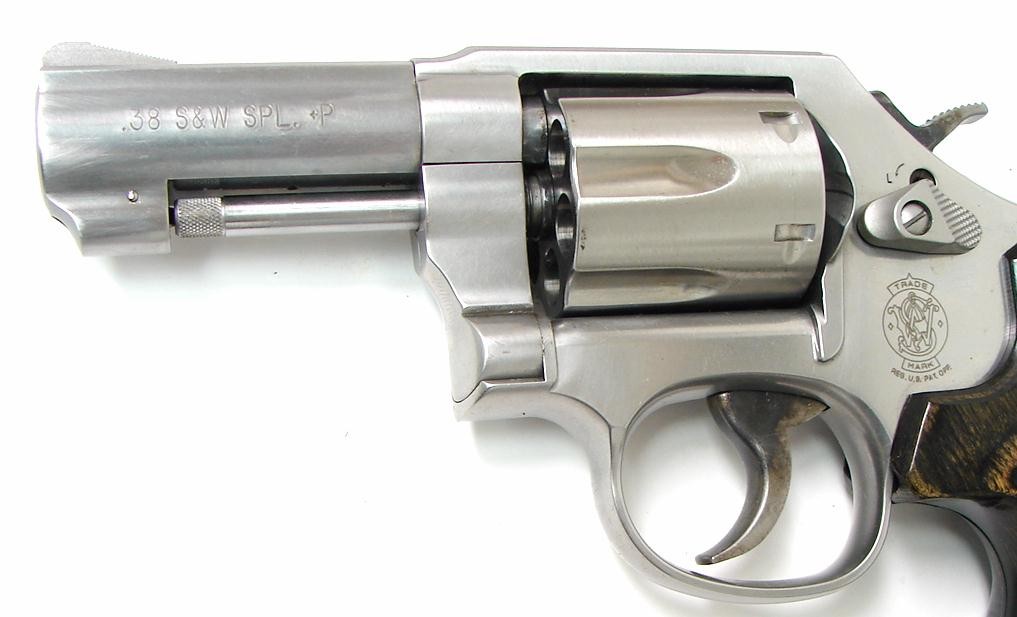 Smith & Wesson 64-7 .38 Special caliber revolver. 3" stainless snub ...