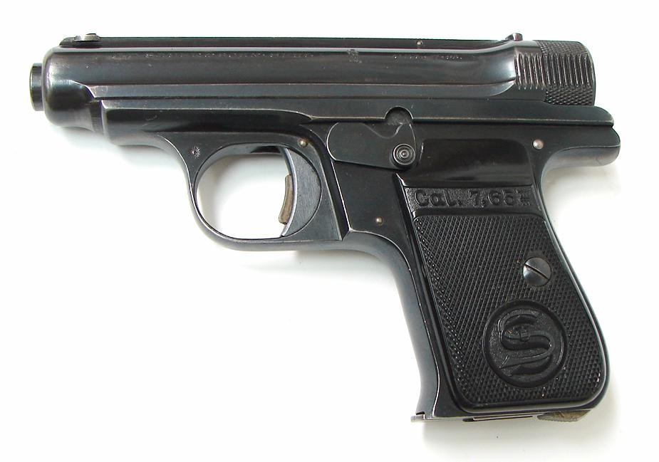 J.P. Sauer Behorden .32 ACP caliber pistol. Very rare police issue. The ...