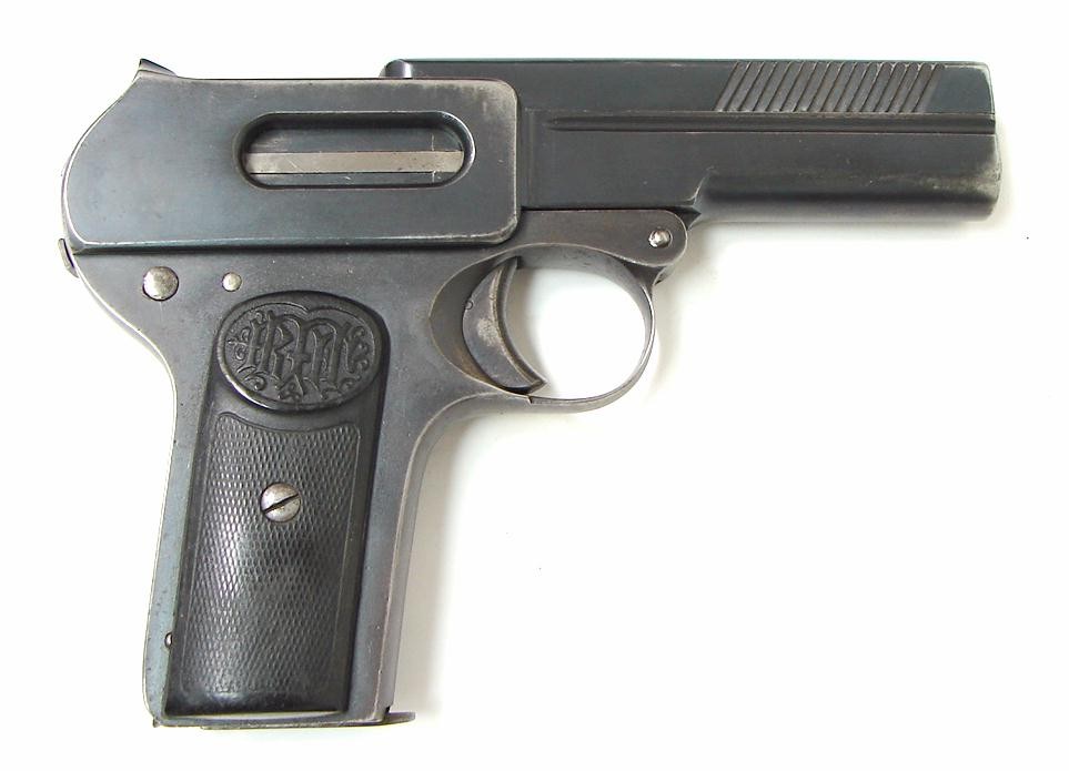 Dreyse 1907 .32 ACP caliber pistol. Early 1920s German Police issue ...