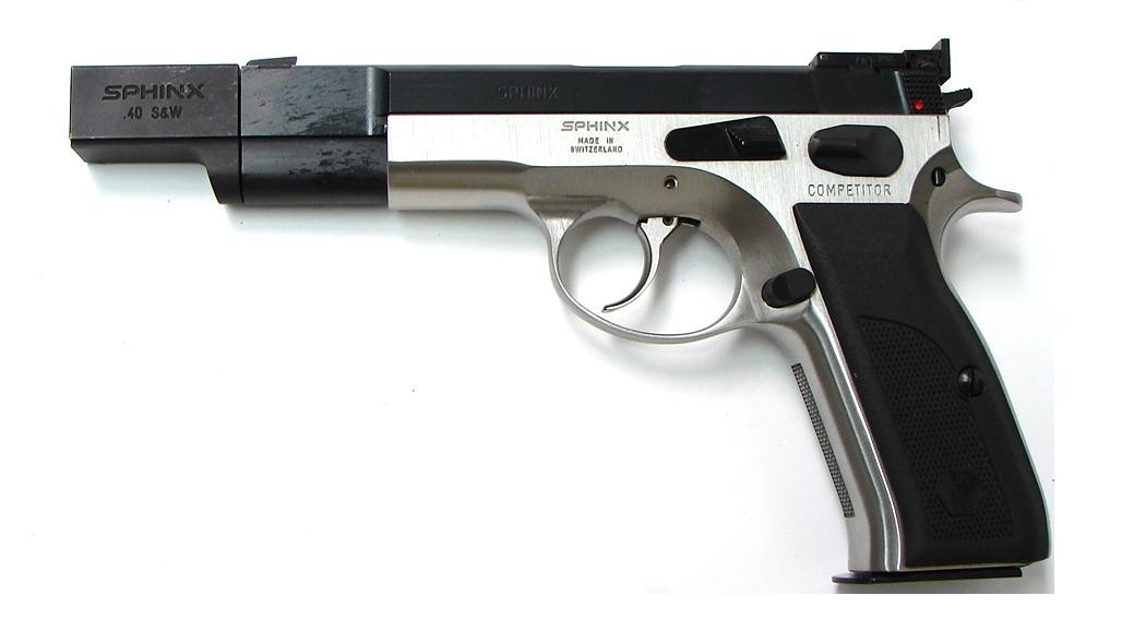 Sphinx Competitor .40 S&W caliber pistol. Rare target model with ...
