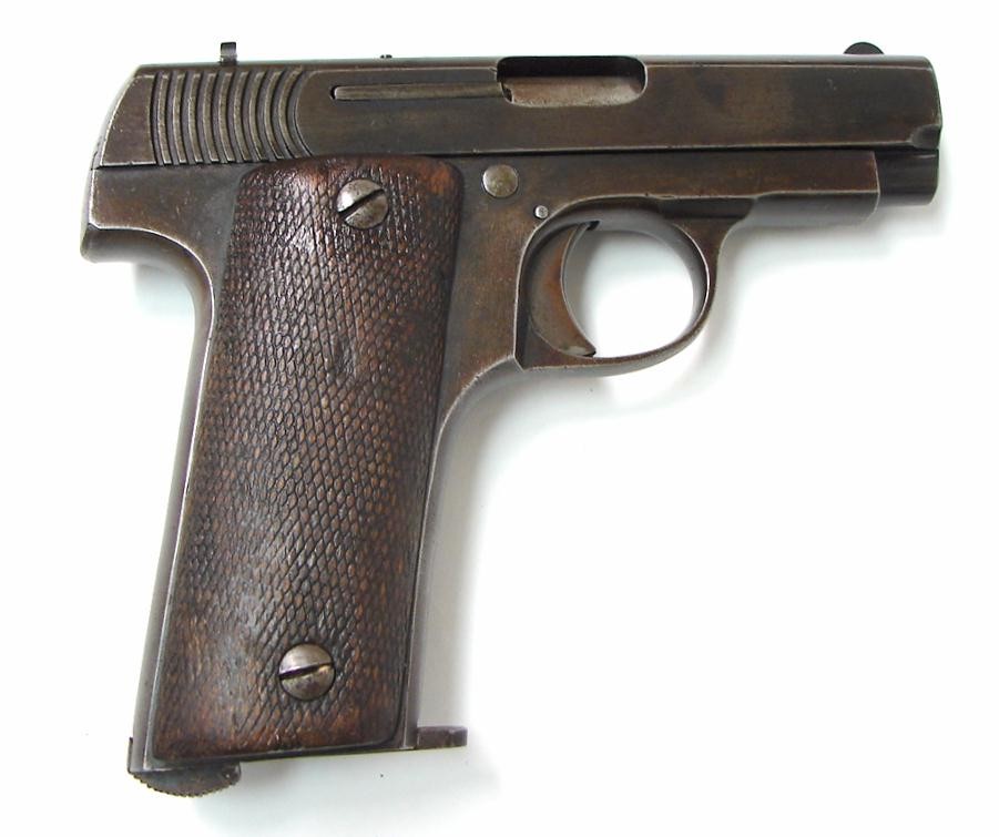 Arizmendi Y Goenaga Ideal .32 ACP caliber pistol. WW I Era Spanish Ruby ...