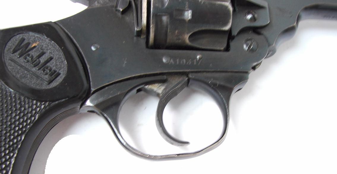 Webley & Scott Mark IV .38 S&W caliber revolver. Toronto Police Force ...