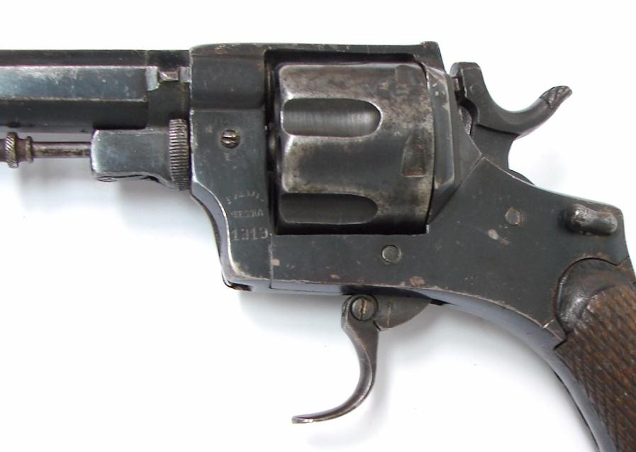 Italian 1889 10.35 caliber revolver. Produced in 1919 for the Italian ...