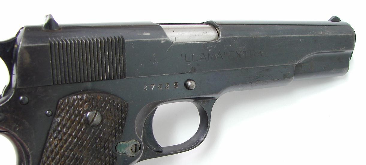 Gabilondo Llama Extra 9 MM Largo caliber pistol. 1930s production ...