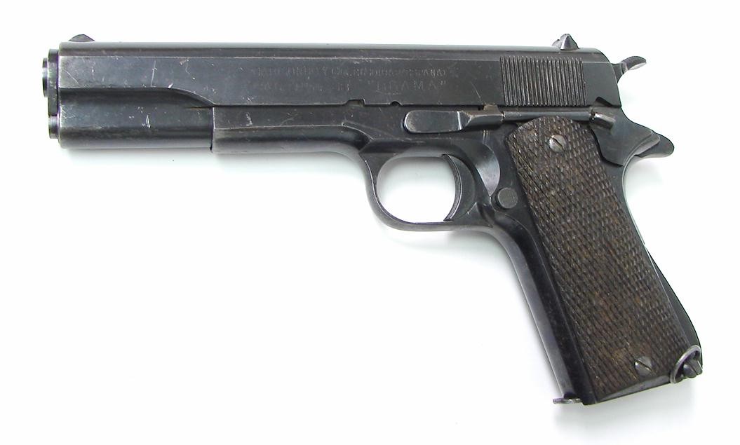Gabilondo Llama Extra 9 MM Largo caliber pistol. 1930s production ...