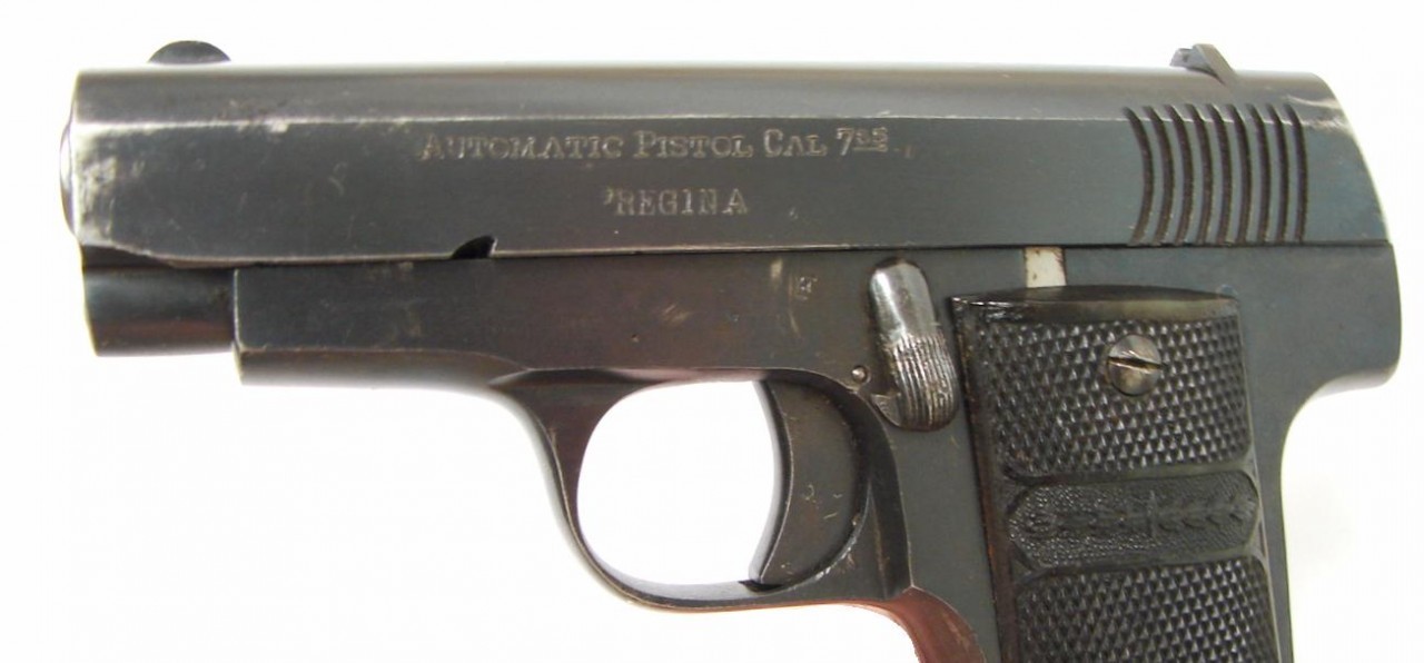 Gregorio Bolumburu Regina .32 ACP caliber pistol. Spanish Ruby Type ...