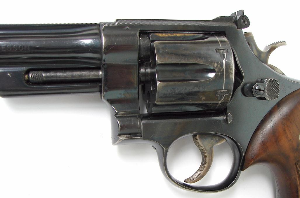Smith & Wesson 357 Magnum .357 Magnum caliber revolver. 1950s vintage 5 ...