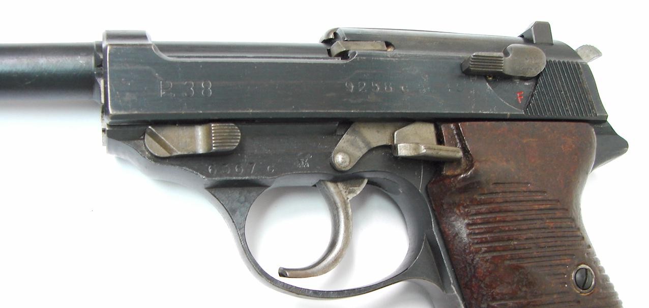 Walther P.38 9 MM caliber pistol. Late WW II AC 45 mismatch variation ...