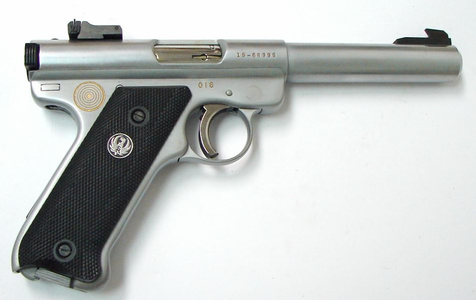 Ruger MK I .22 LR caliber revolver. Mag-Na-Port Custom "Bullseye ...