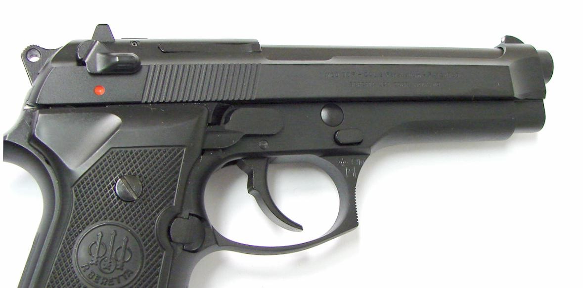 Beretta 92F 9mm Para caliber pistol. Italian made 92F model, not FS ...