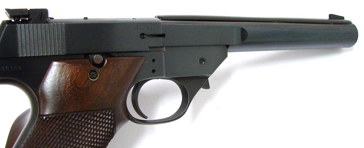 High Standard GE .22 LR caliber pistol. Rare deluxe target model with 6 ...