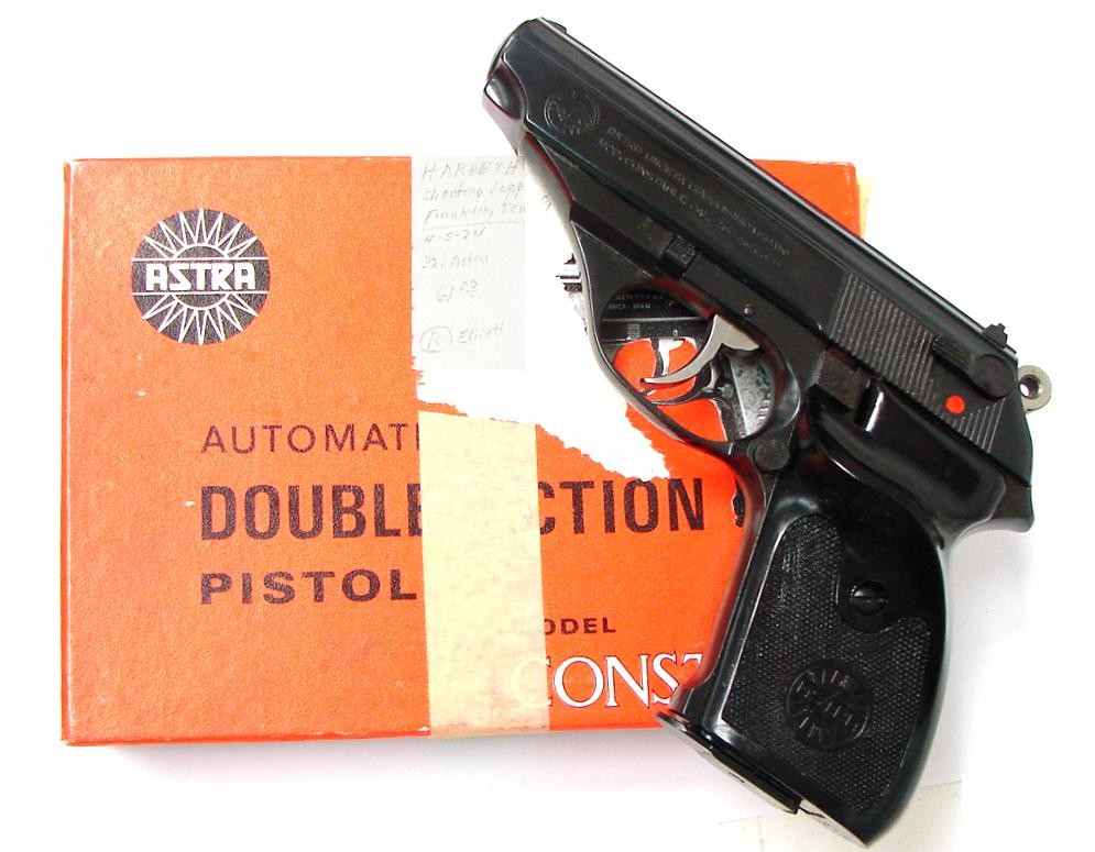 Astra Constable .32 ACP caliber pistol. 1960s vintage pocket auto in ...