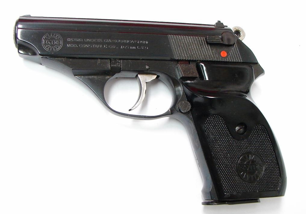 Astra Constable .32 ACP caliber pistol. 1960s vintage pocket auto in ...